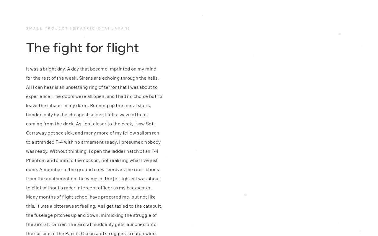 The fight for flight